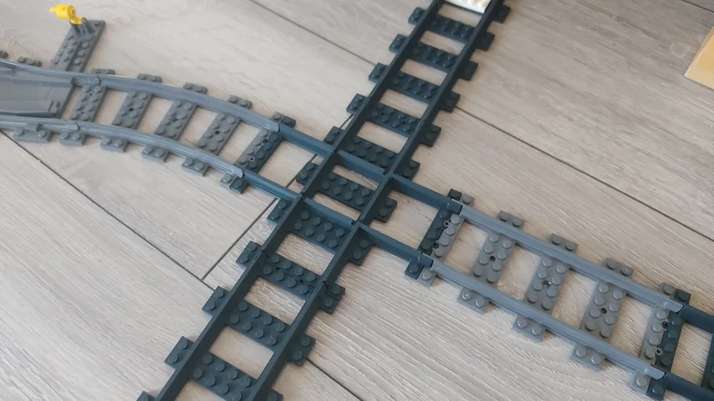 Lego train - Cross track rail by HribaDesign - MakerWorld