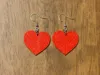 Simple Valentines Day Heart Earrings - Free 3D Print Model - MakerWorld