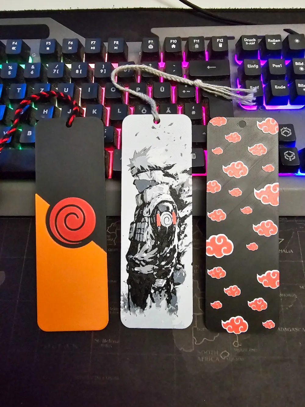 Naruto Bookmark collection - HueForge by Think3D - MakerWorld