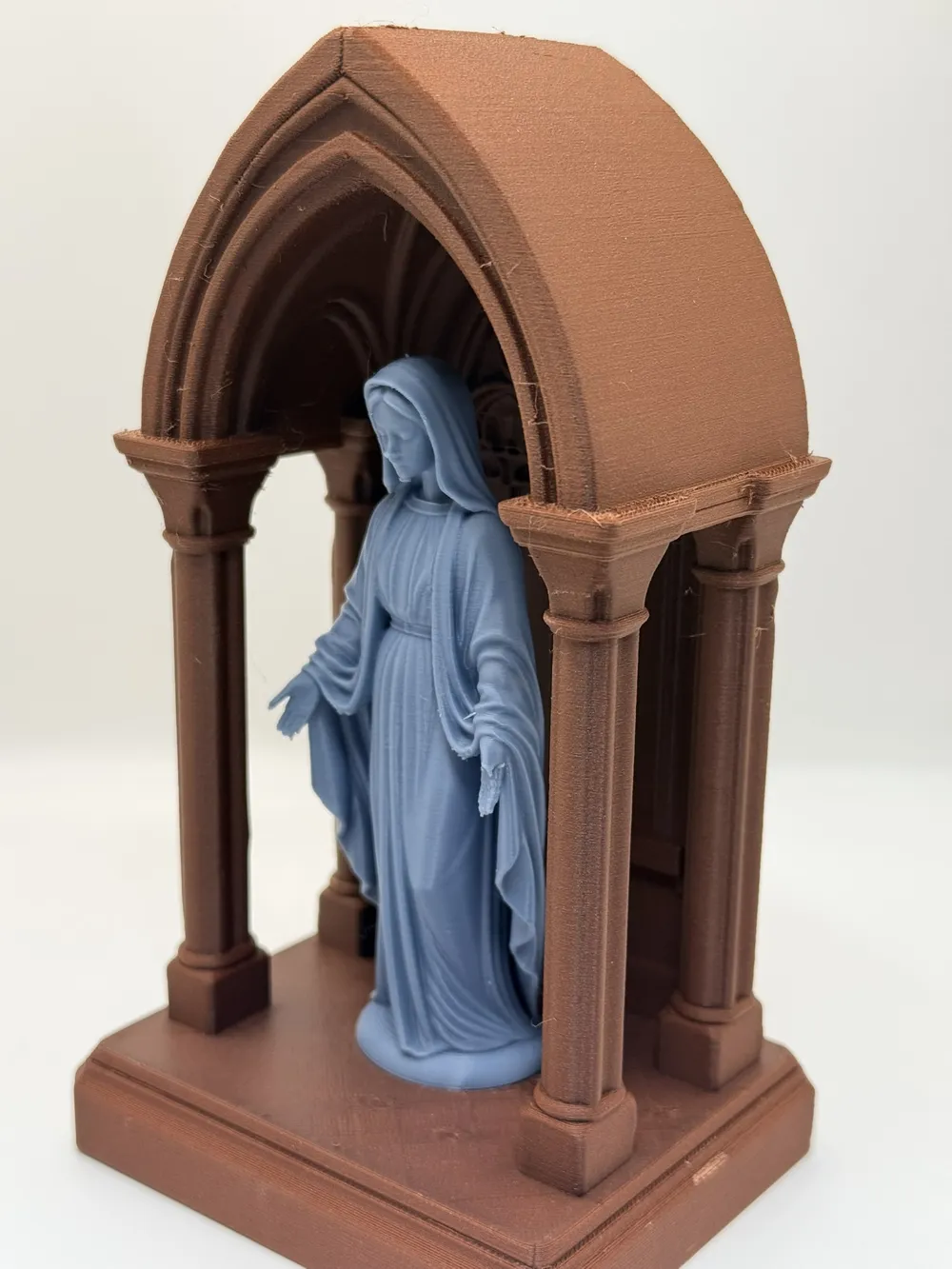 Virgin Mary in Gothic Altar - Free 3D Print Model - MakerWorld