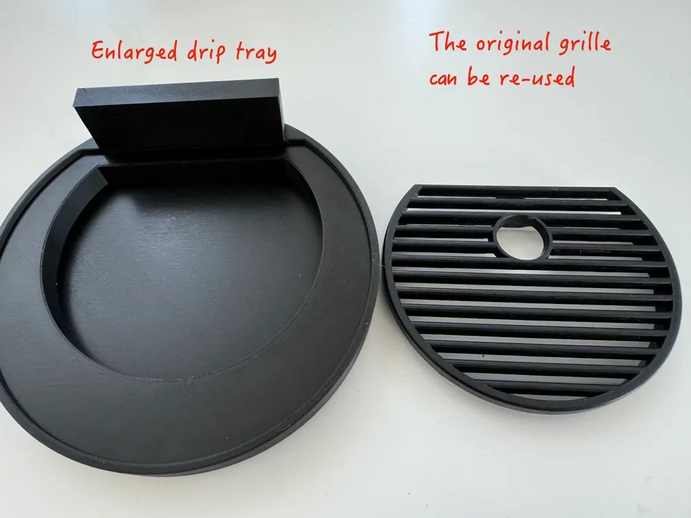 Enlarged drip tray-Delonghi Nespresso coffee maker by Yop1403 - MakerWorld