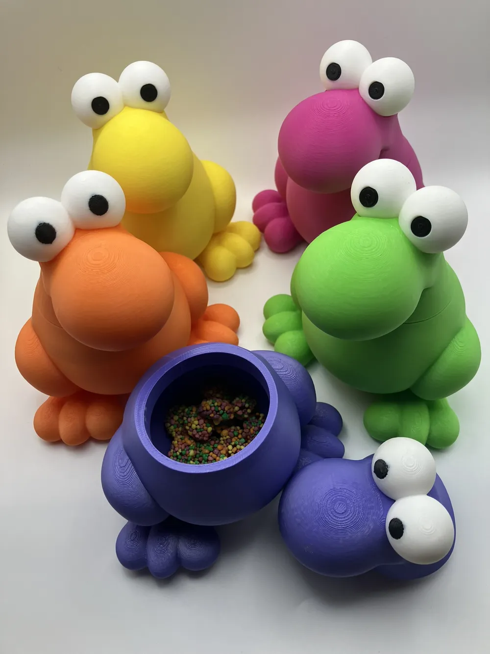 Nerds-shaped container for Nerds by wonderpuddle MakerWorld: Download Free 3D Models