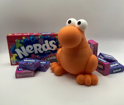 Nerds-shaped container for Nerds - Free 3D Print Model - MakerWorld