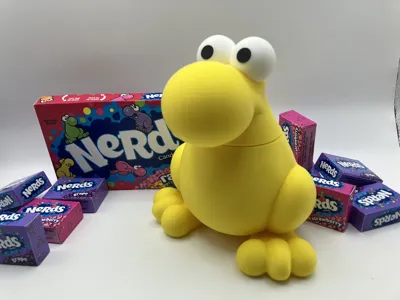 Nerds-shaped container for Nerds - Free 3D Print Model - MakerWorld