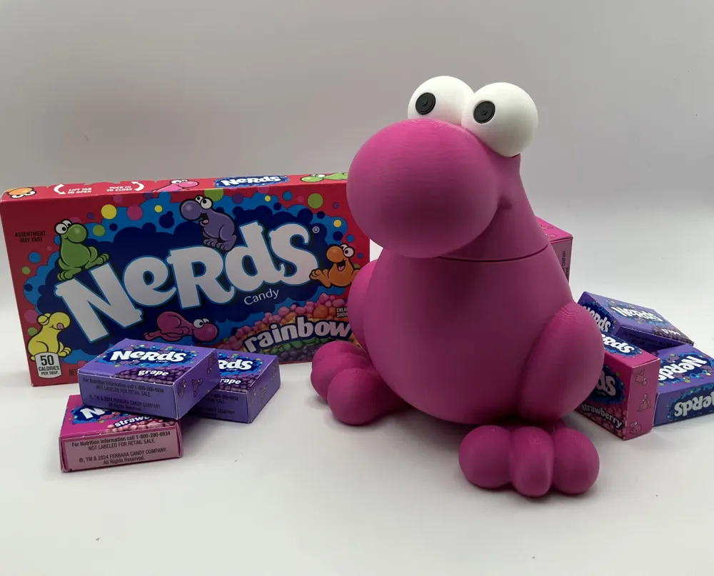 Nerds-shaped container for Nerds - Free 3D Print Model - MakerWorld