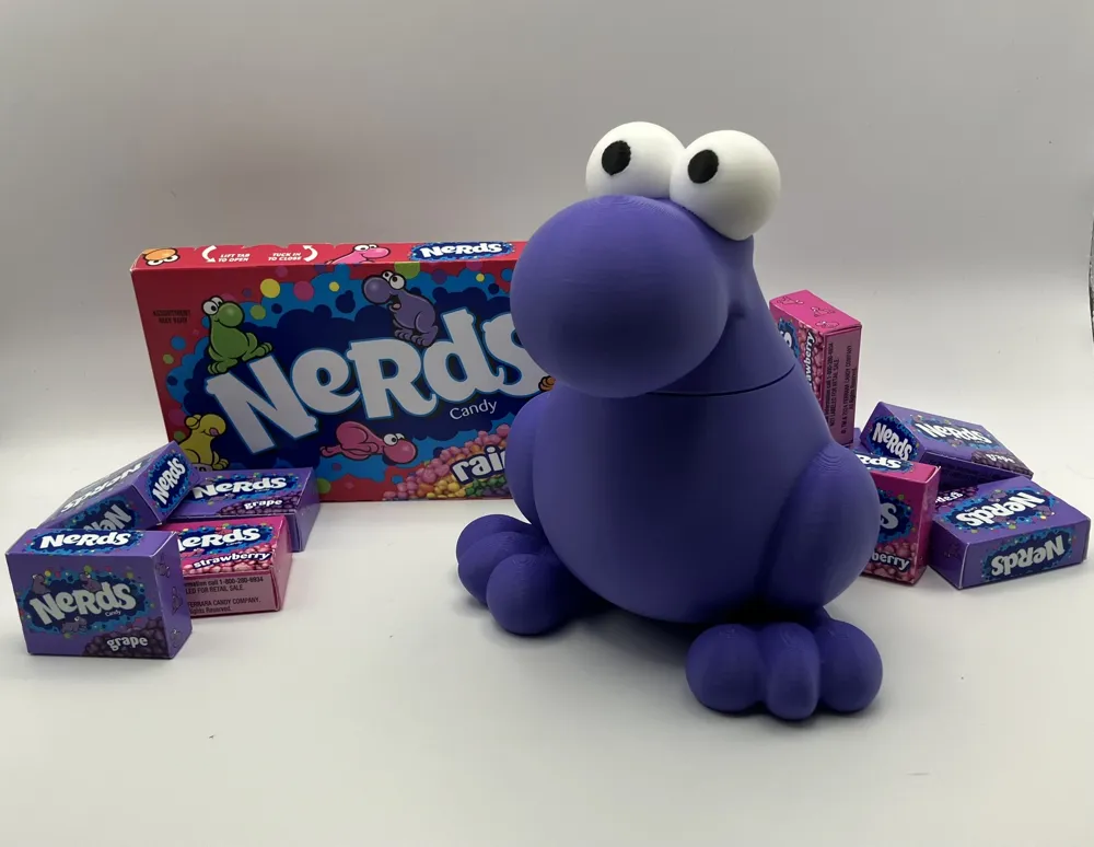 Nerds-shaped container for Nerds - Free 3D Print Model - MakerWorld