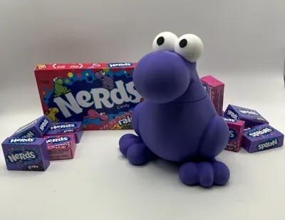 Nerds-shaped container for Nerds - Free 3D Print Model - MakerWorld