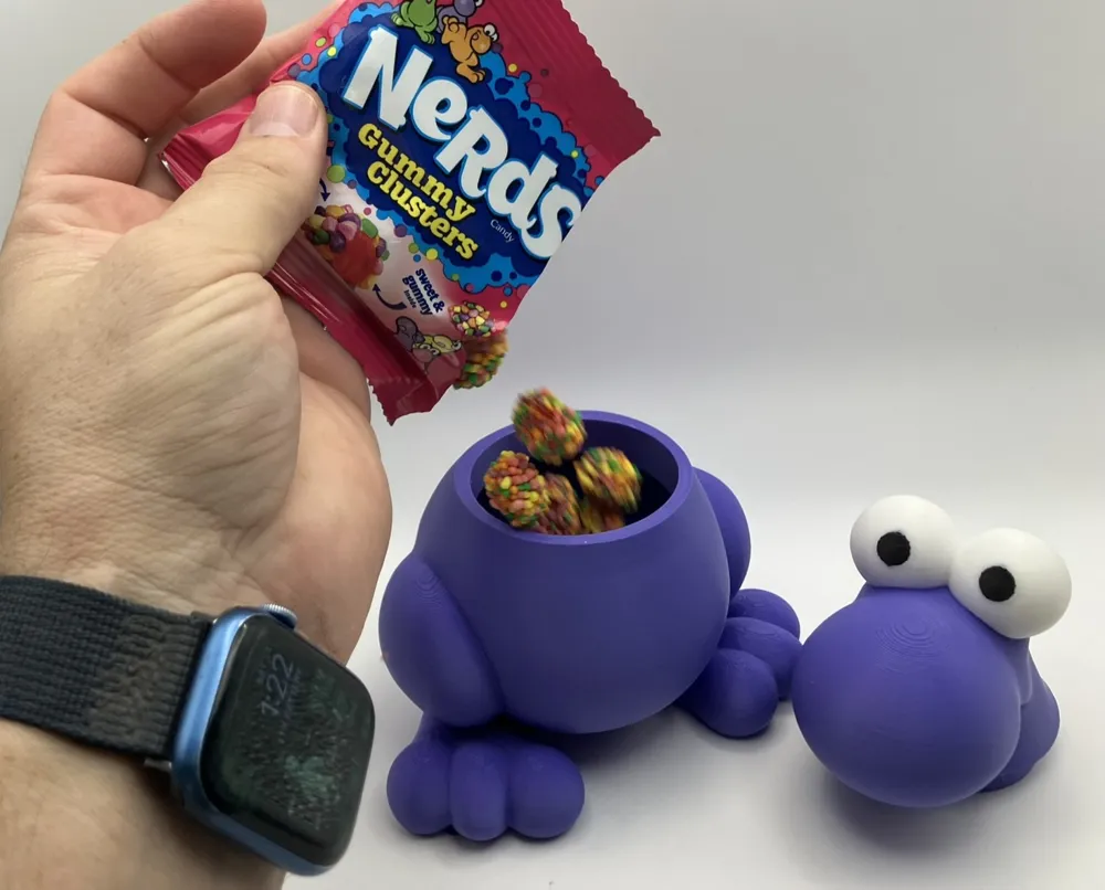 Nerds-shaped container for Nerds - Free 3D Print Model - MakerWorld