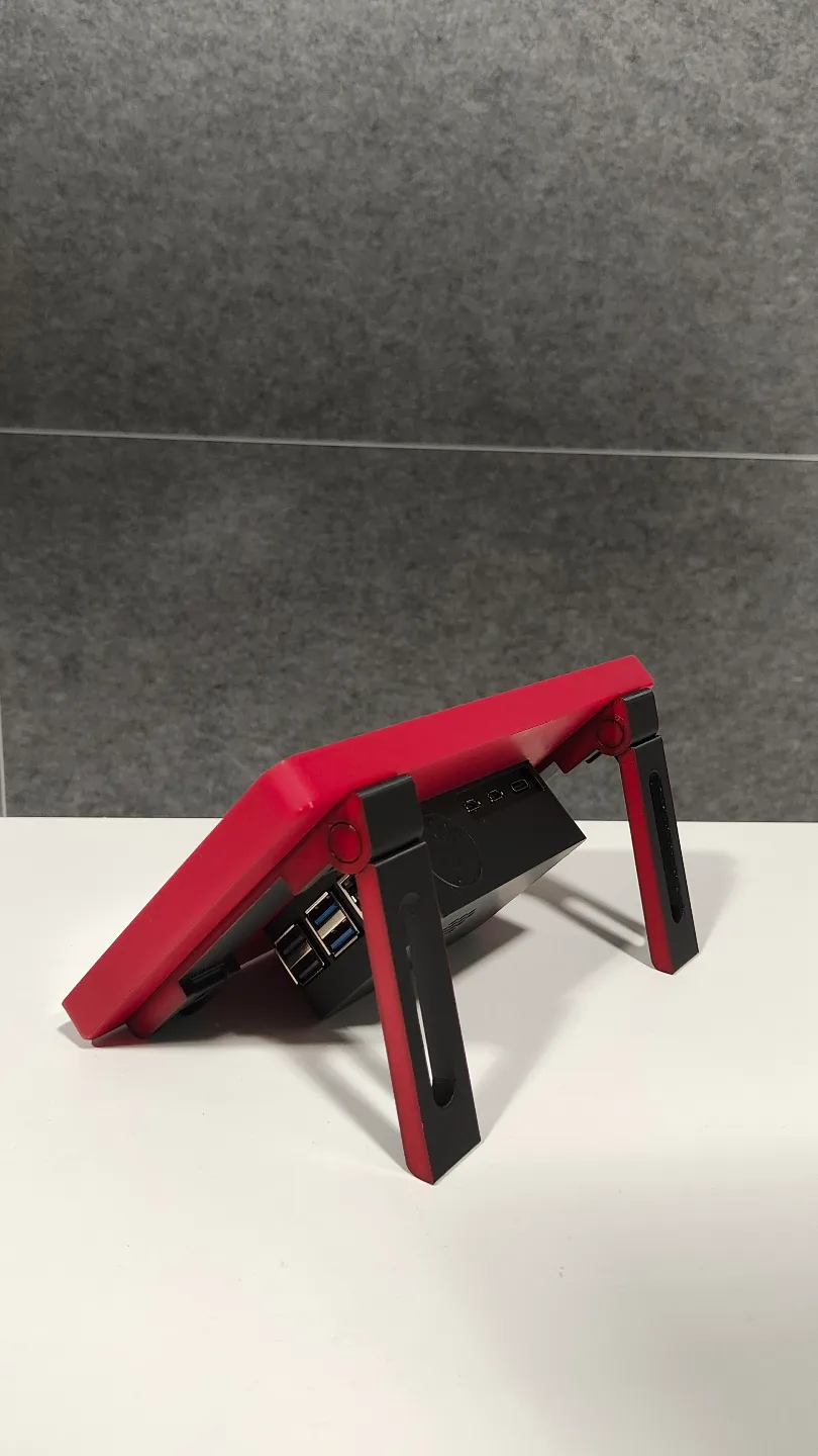 Desktop Case for Raspberry Pi 7" Touch Display 2 by CreationThroughChaos MakerWorld: Download ...