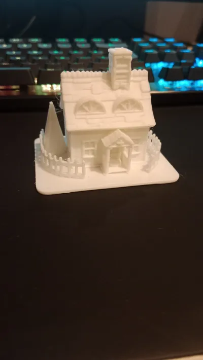 Little Christmas house for decoration by Pequin12 MakerWorld: Download ...