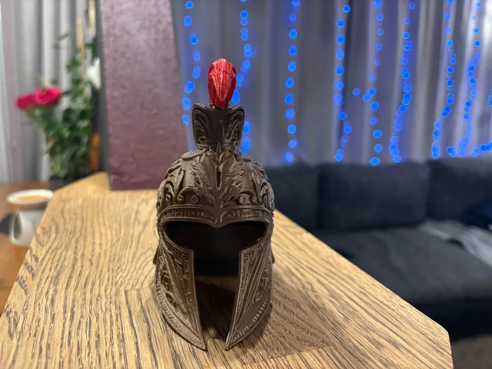 Sparta helmet NO AMS - Free 3D Print Model - MakerWorld