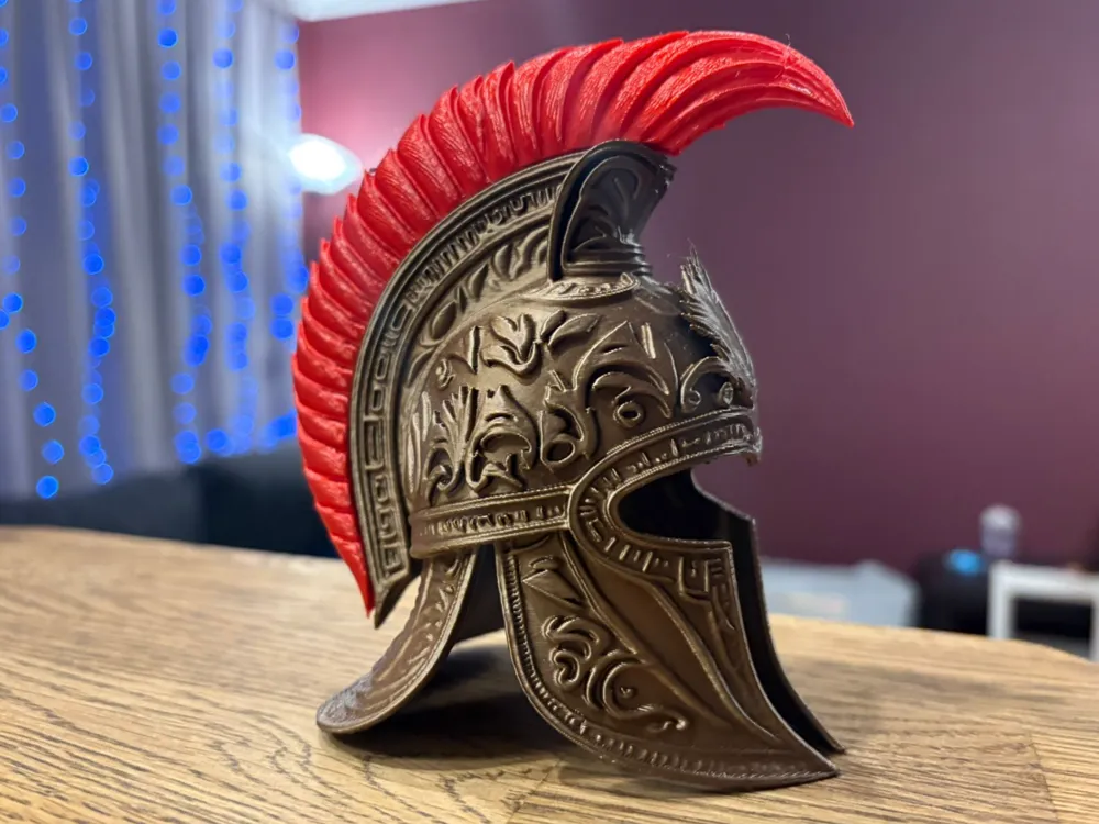 Sparta helmet NO AMS - Free 3D Print Model - MakerWorld