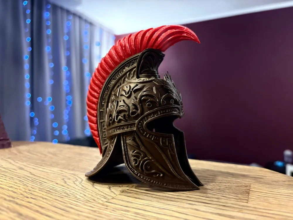 Sparta helmet NO AMS - Free 3D Print Model - MakerWorld