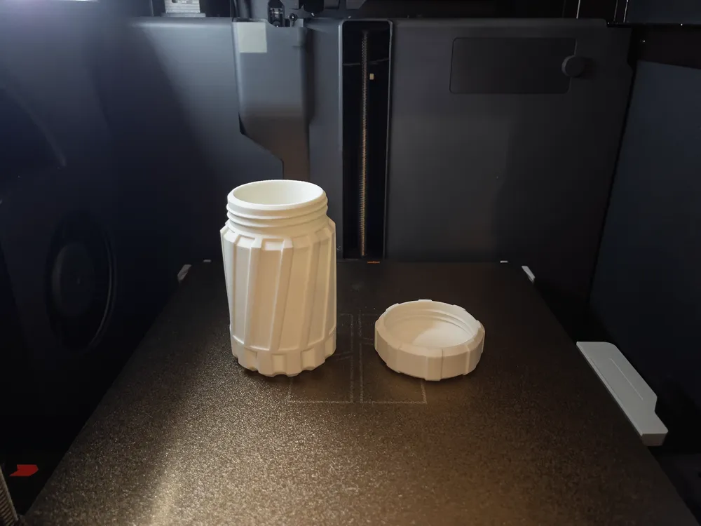 Threaded Storage Canisters for Home or Travel by Nordic Creativa ...