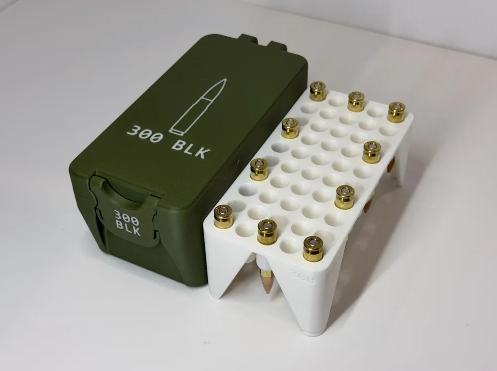 Ammo Box - 300 Blackout - 50 Rounds - Free 3D Print Model - MakerWorld