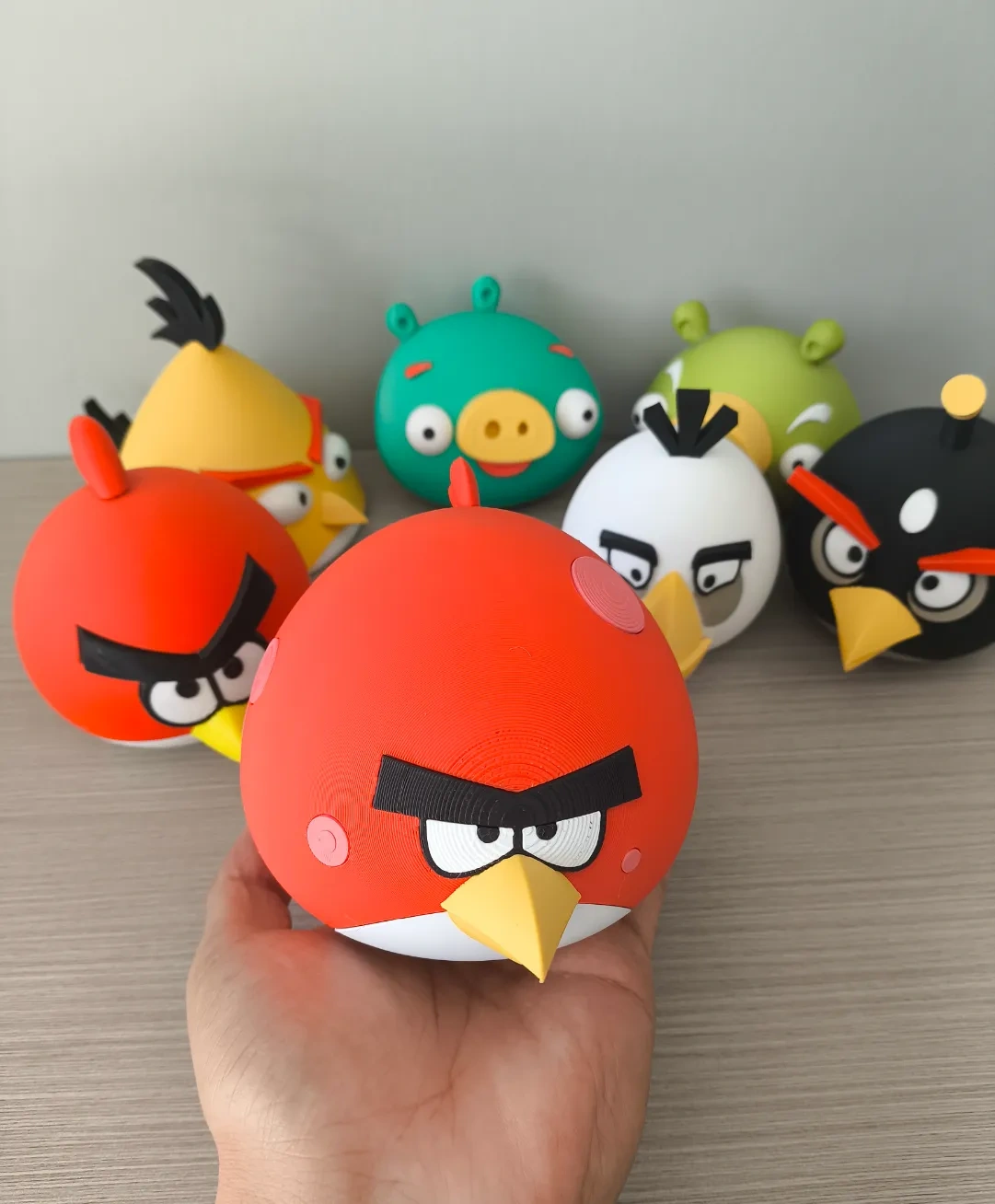 Angry Birds Big Red Multicolor Glue-Free Assembly Version (Compatible ...