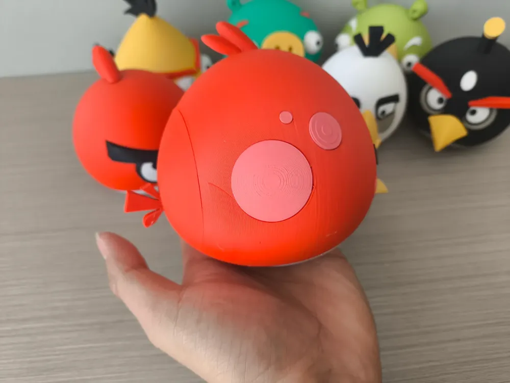 Angry Birds Big Red Multicolor Glue-Free Assembly Version (Compatible ...