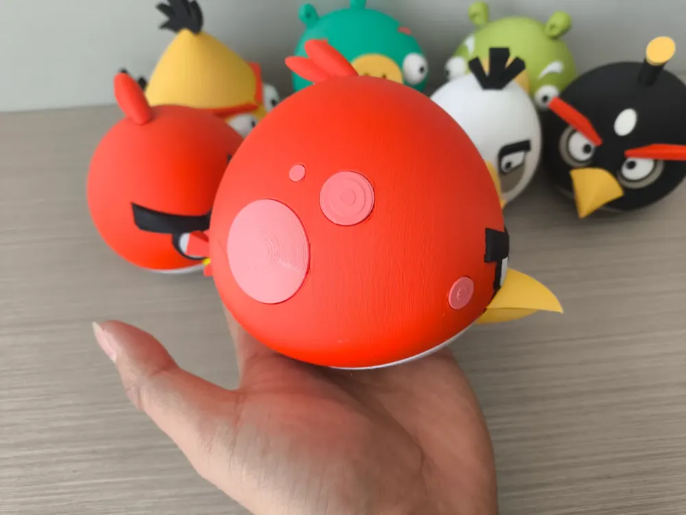 Angry Birds Big Red Multicolor Glue-Free Assembly Version (Compatible ...