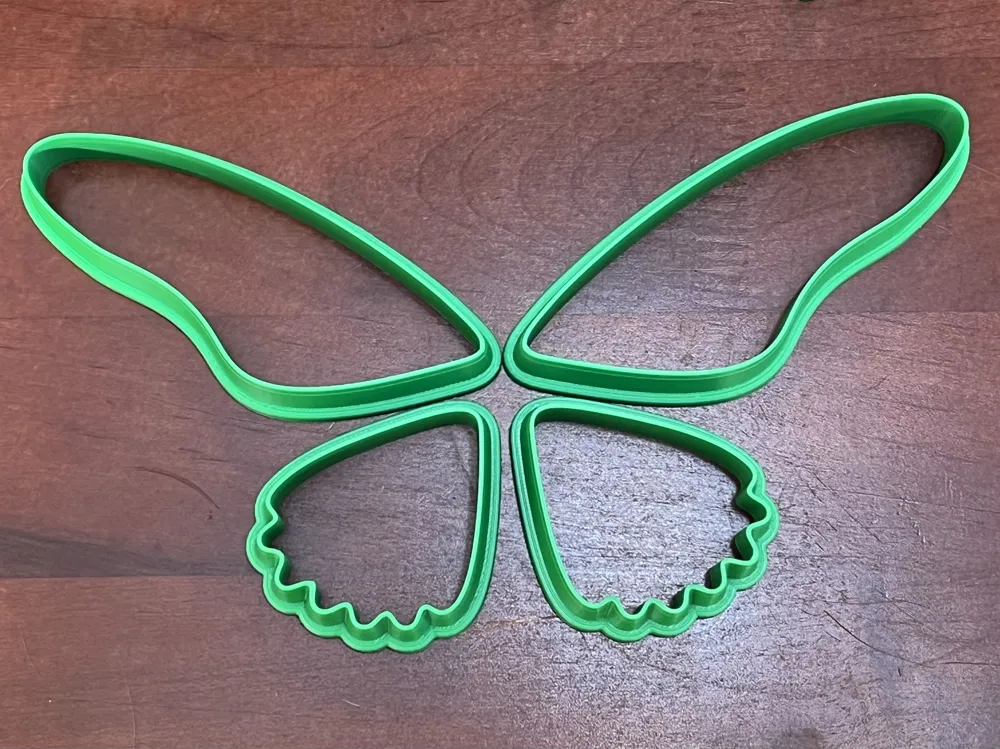 Mix and Match Butterfly Wing Cutter Set - Free 3D Print Model - MakerWorld