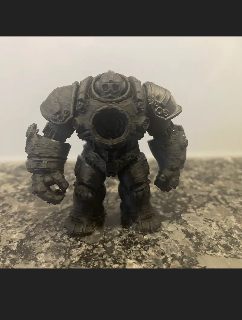 Heavy Power Armor Warrior - Sci-Fi Battle Figurine by user name ...