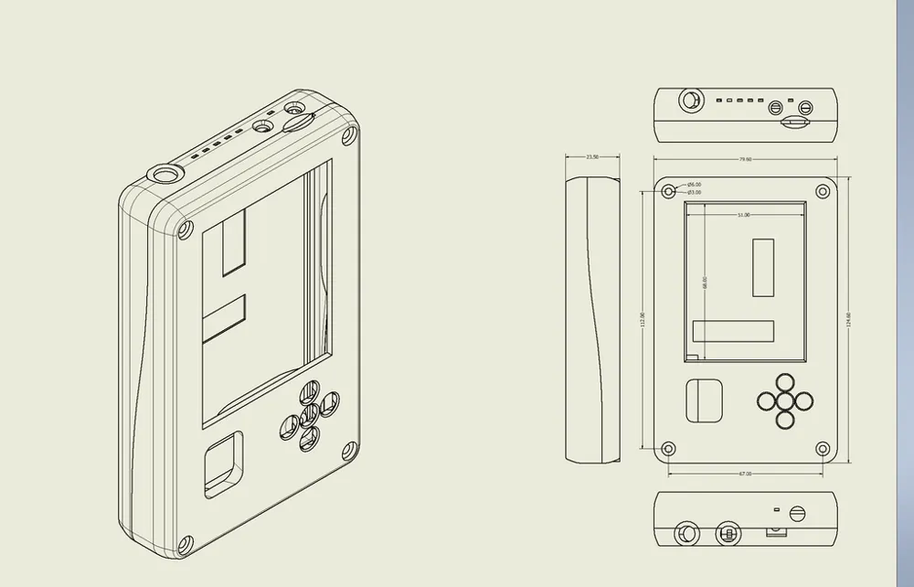 HackRF Portapack H2 case by eried - MakerWorld