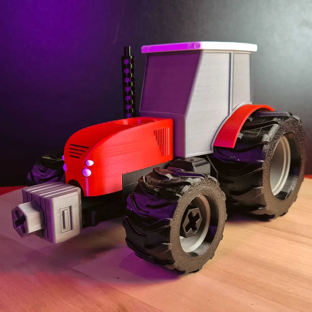 Modular Mechanic Tractor - Kids toy - Free 3D Print Model - MakerWorld