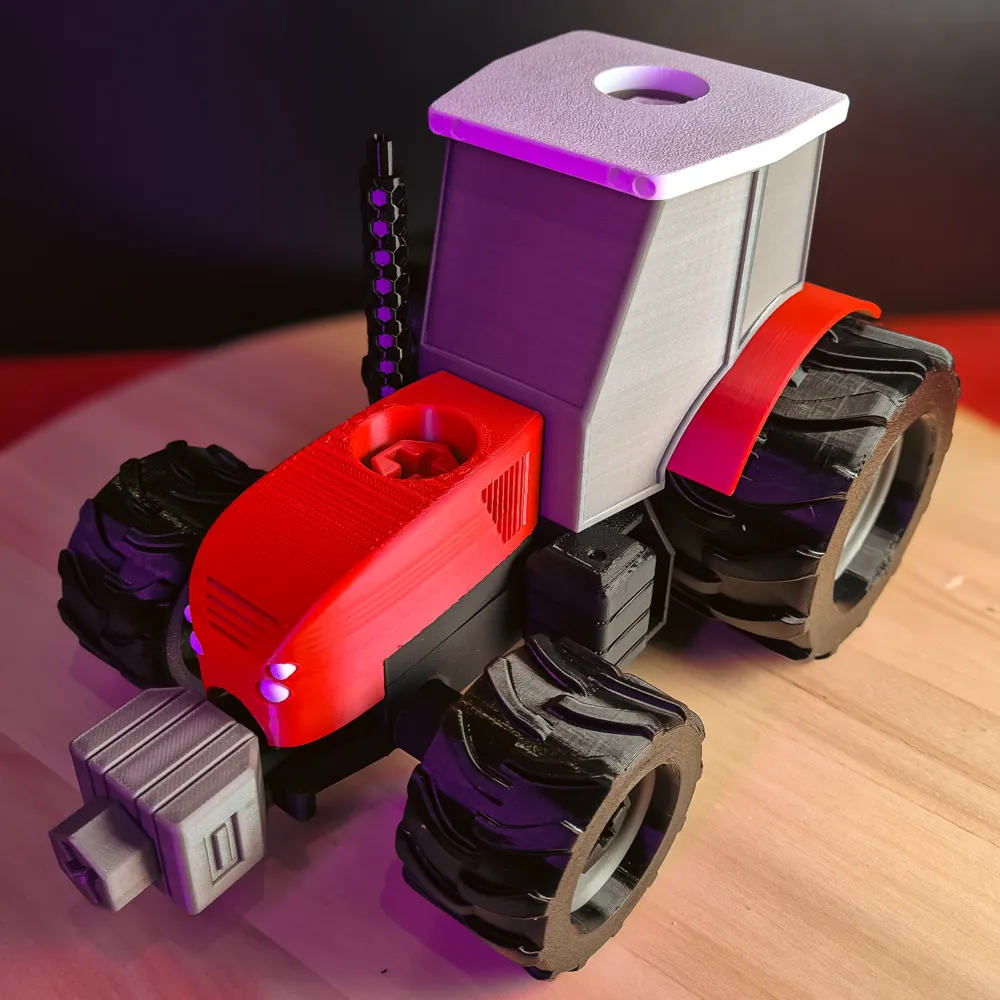 Modular Mechanic Tractor - Kids toy - Free 3D Print Model - MakerWorld