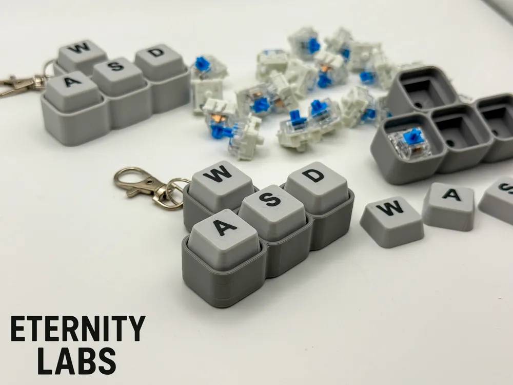 Clicker - WASD - Free 3D Print Model - MakerWorld