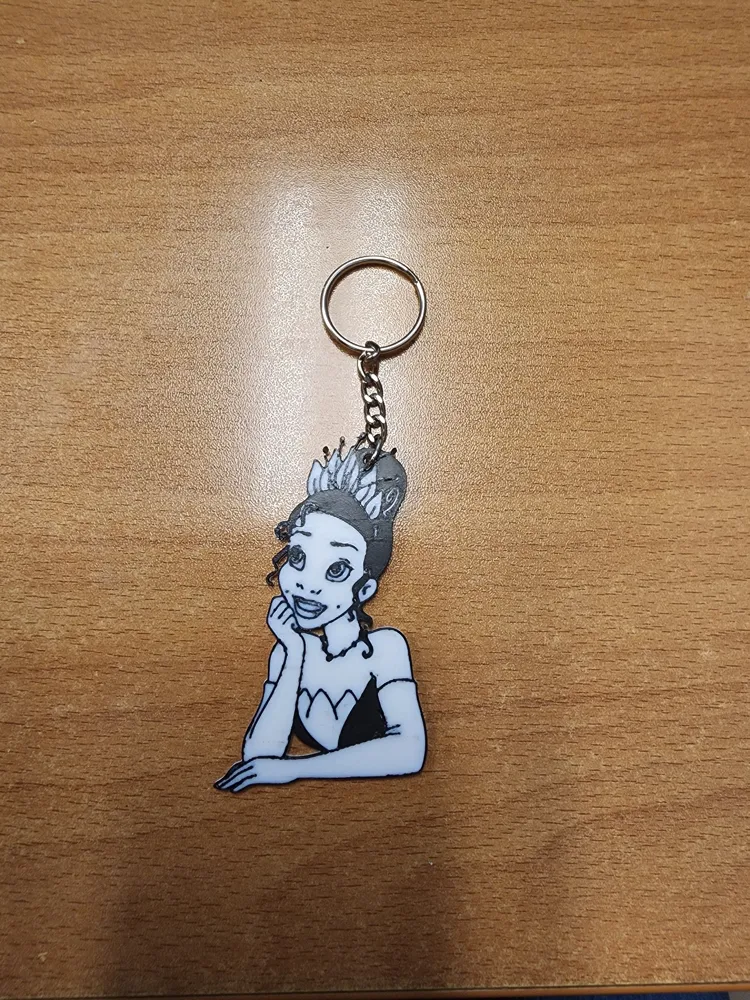 TIana Keychain - Free 3D Print Model - MakerWorld