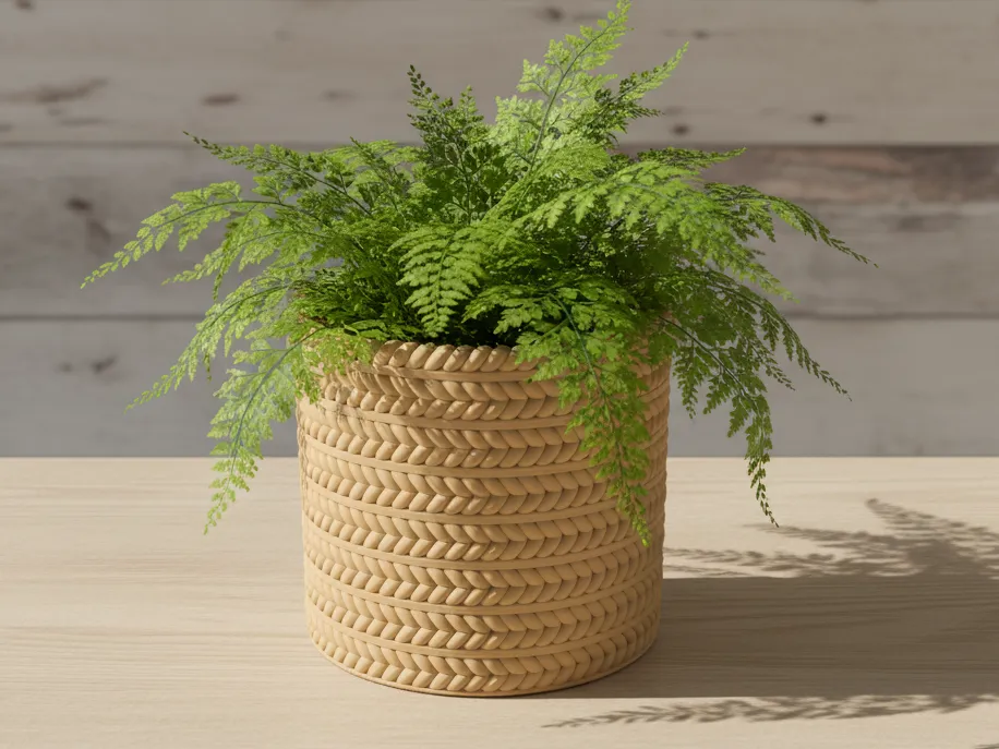 Knitted Flower Pot by DSCMaker MakerWorld: Download Free 3D Models