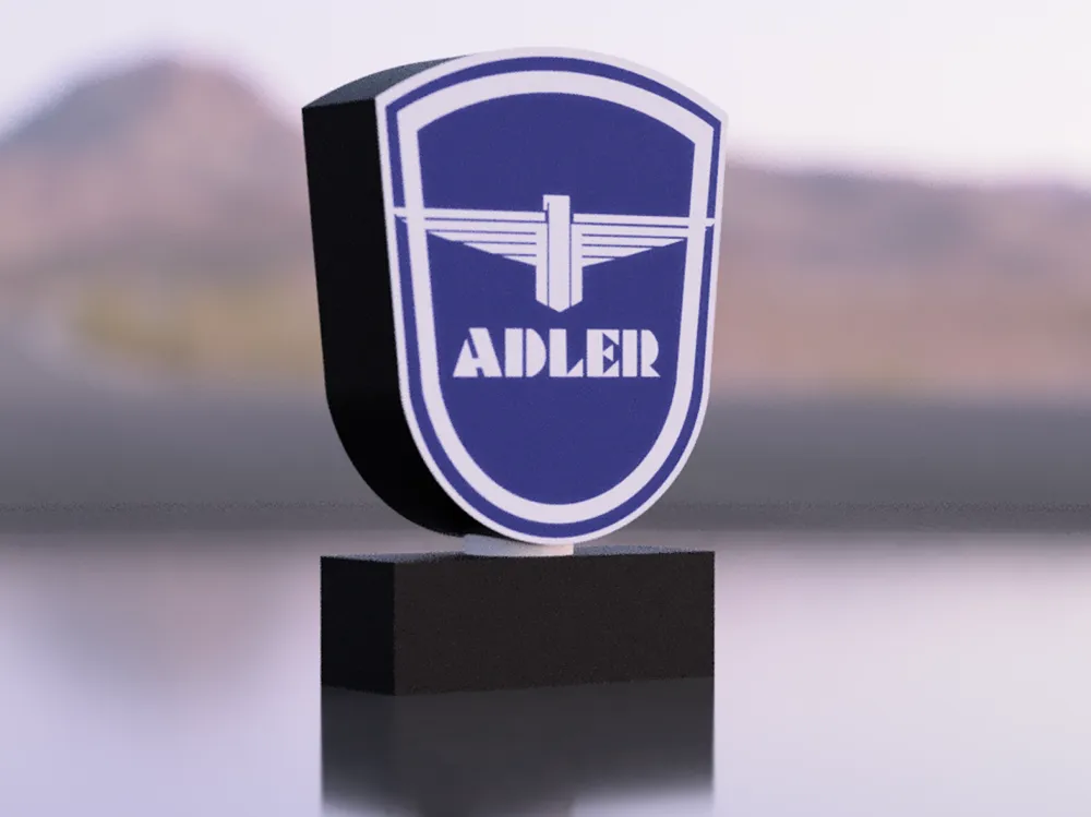 Adler Motorcycle Sign by Stefan H16FS - MakerWorld