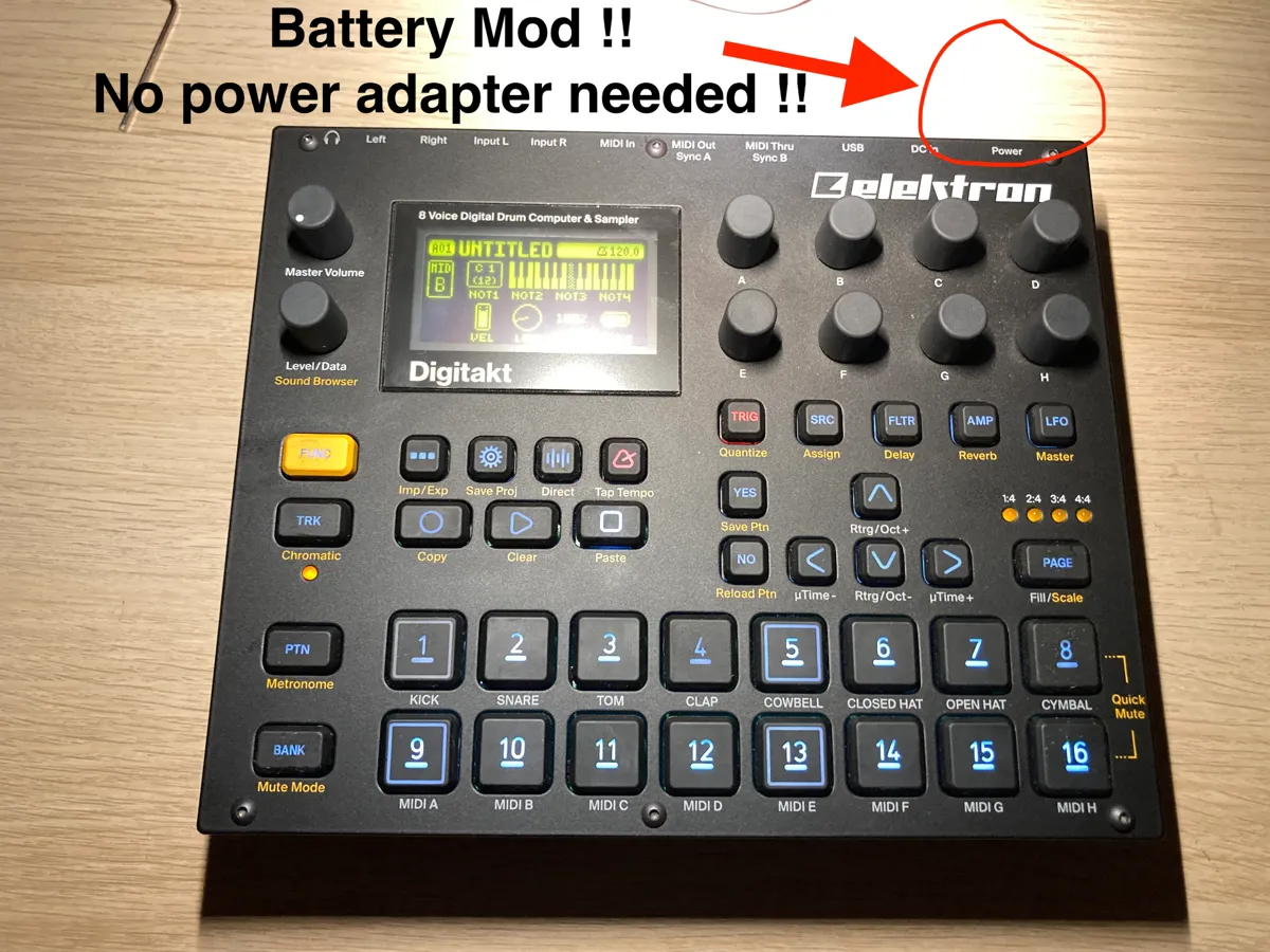 Digitakt Battery Holder for Internal Battery by joscho42 MakerWorld ...