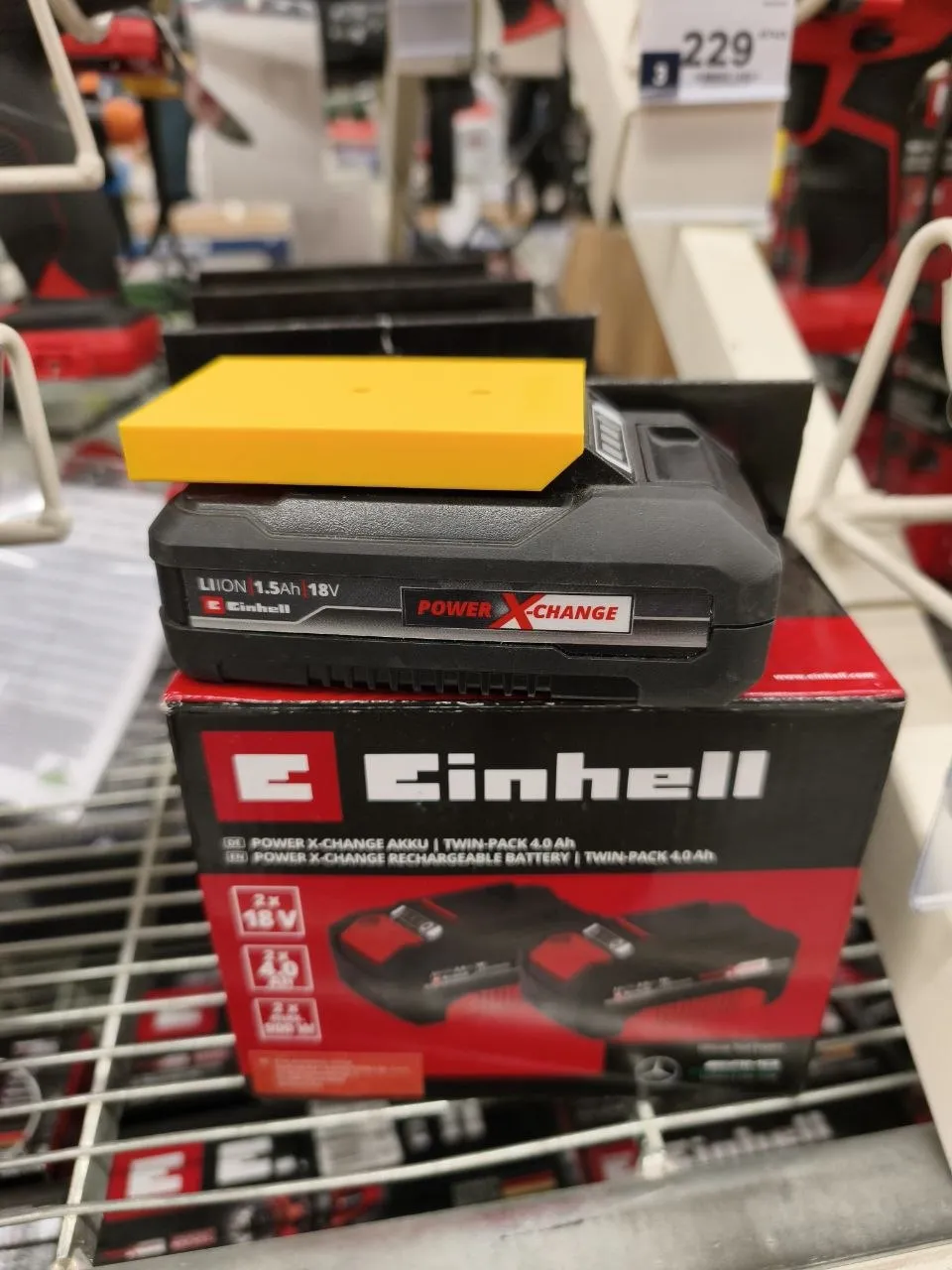 Einhell / Dexter / Sterwins Battery 18V Holder - Free 3D Print Model ...