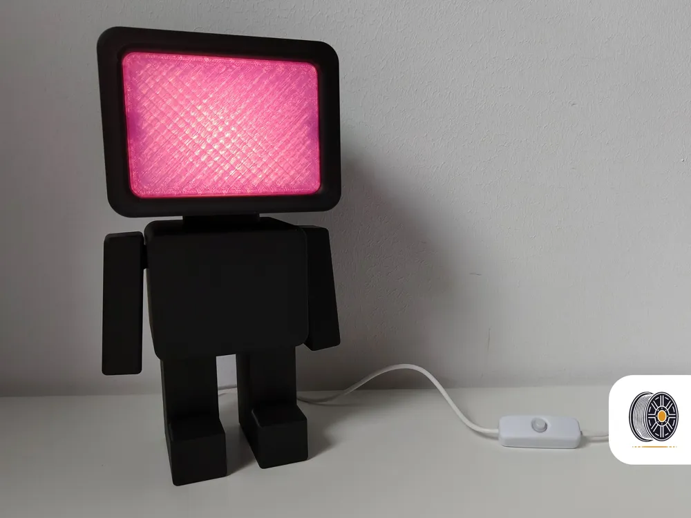 Lumi | A Modular Modern/Futuristic Robot Lamp Set by Mike.stl ...