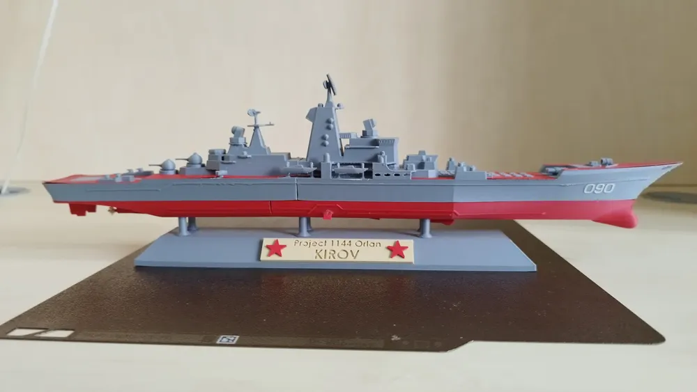 KIROV Missile Battlecruiser 1:700 NO AMS by Kodi MakerWorld: Download ...
