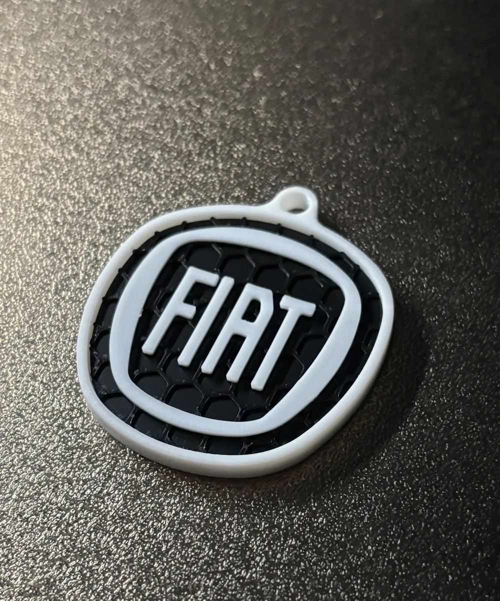 Fiat Keychain - Free 3D Print Model - MakerWorld