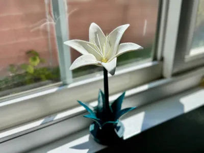 Thin spring flowers for the window by Habitaritus - MakerWorld