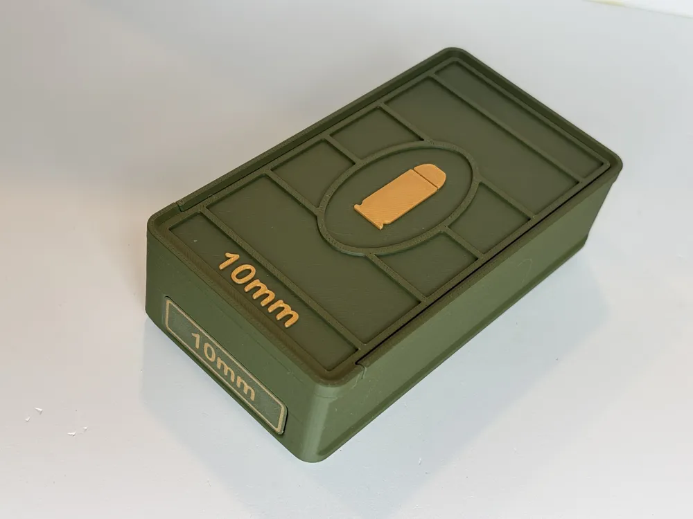 Ammo Storage Box 10mm 50 Rounds by Coconut MakerWorld: Download Free 3D ...