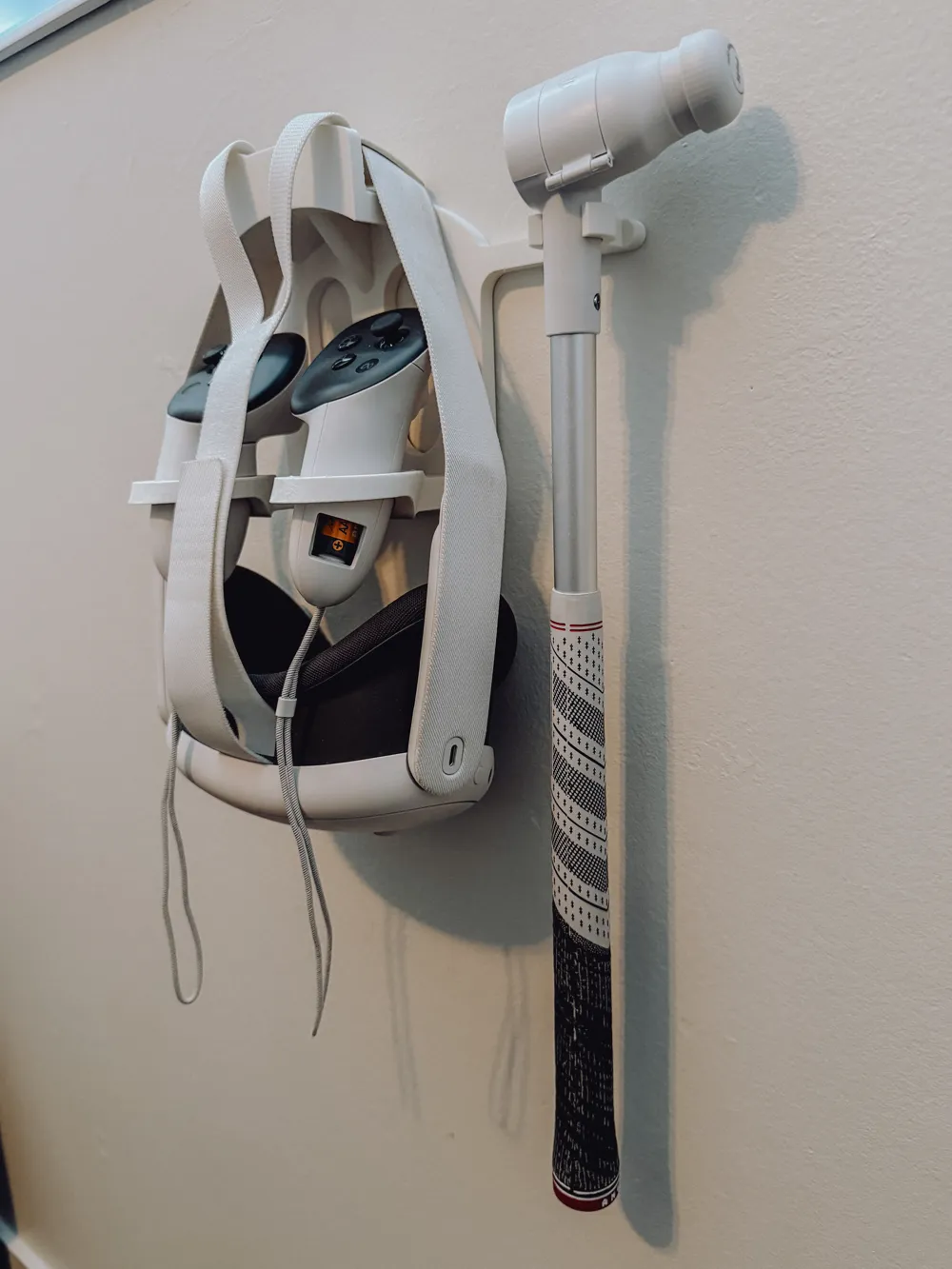 Quest 3 Wall Mount w/ Golf+ Attachment, VR Headset - Free 3D Print ...