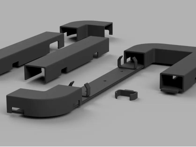 Modular Cable Duct - Free 3D Print Model - MakerWorld