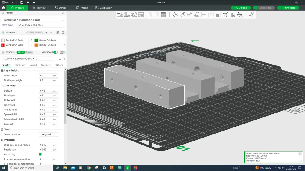 Compression Spring Sliding Vice for PCB's or Microcontrollers by ...