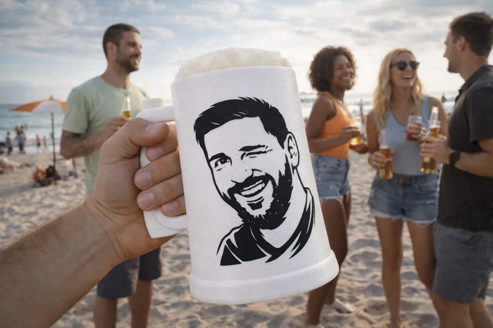 Parche Chop 3D Messi Cara en Silueta Vino y Sprite - Modelo de ...