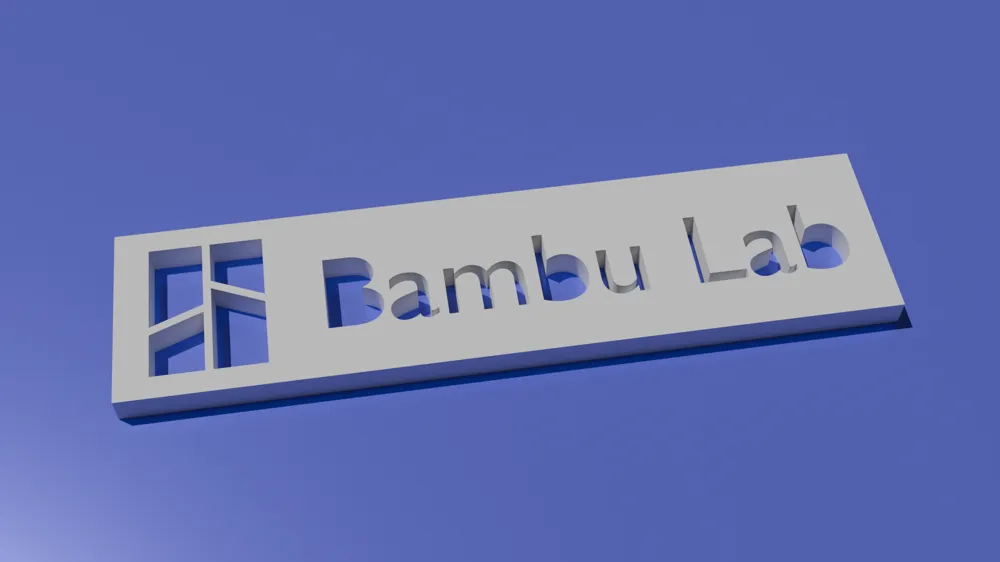Bambu Lab Logo by Epic_Miner11 - MakerWorld