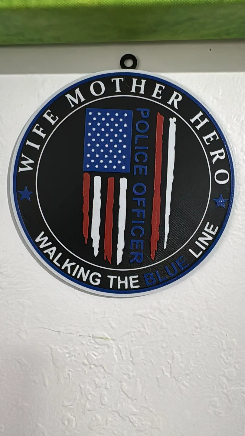 Police Officer-Walking the Blue Line Wife & Mother by ...