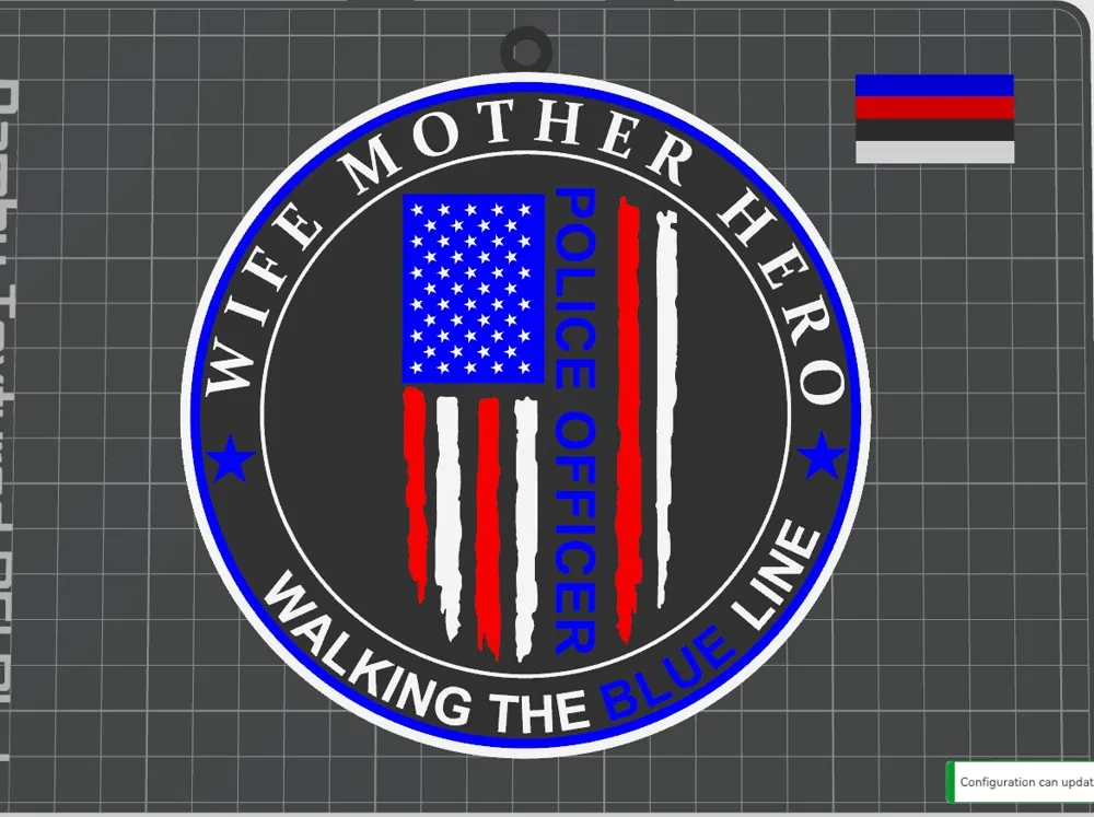 Police Officer-Walking the Blue Line Wife & Mother by ...