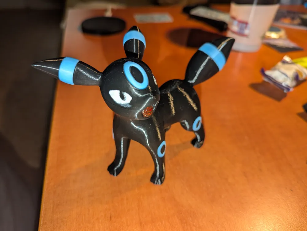 Umbreon Pokemon model glowing split into parts Remixed by Filipino82 ...