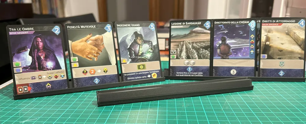 Card holder display - Free 3D Print Model - MakerWorld