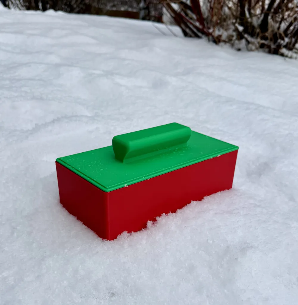 Snow Brick Press – 3 Parts Mold (Brick Size) - Free 3D Print Model ...