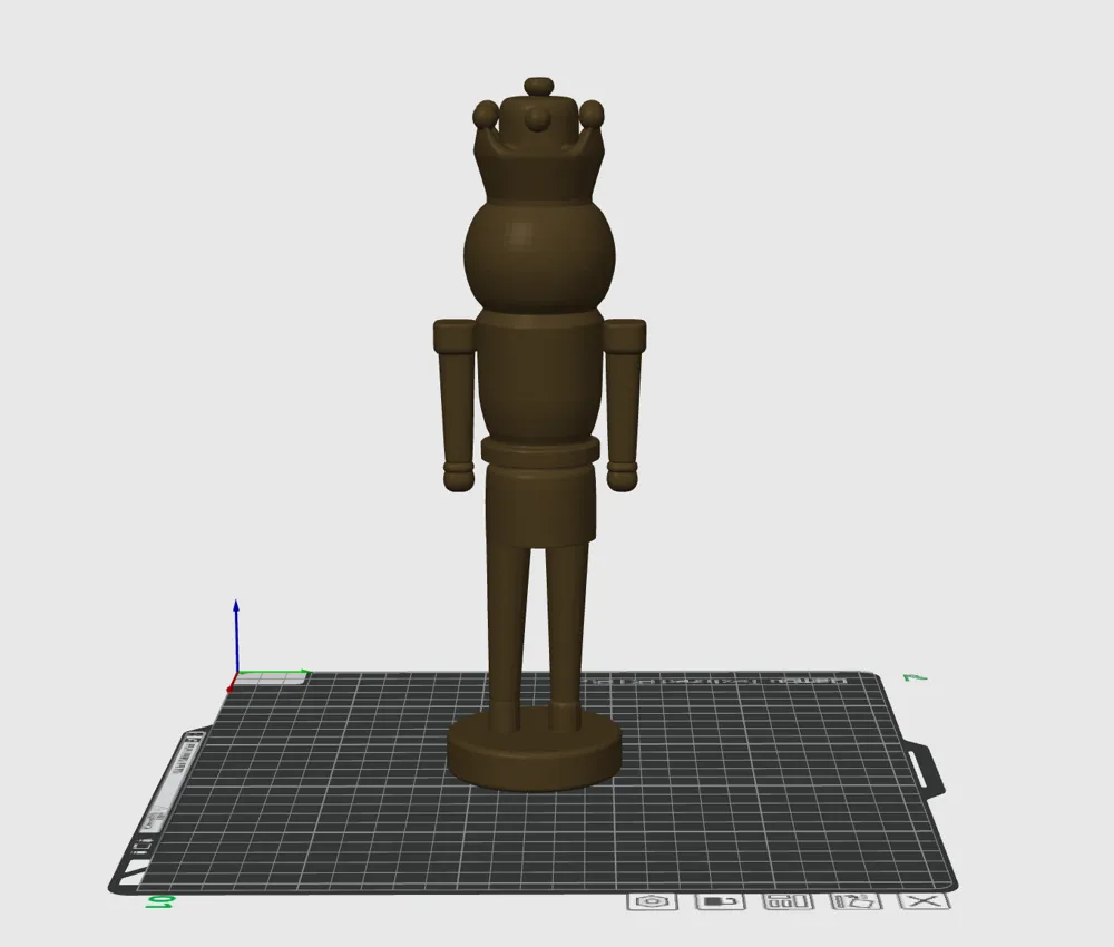 Faceless Wooden Nutcracker - Free 3D Print Model - MakerWorld