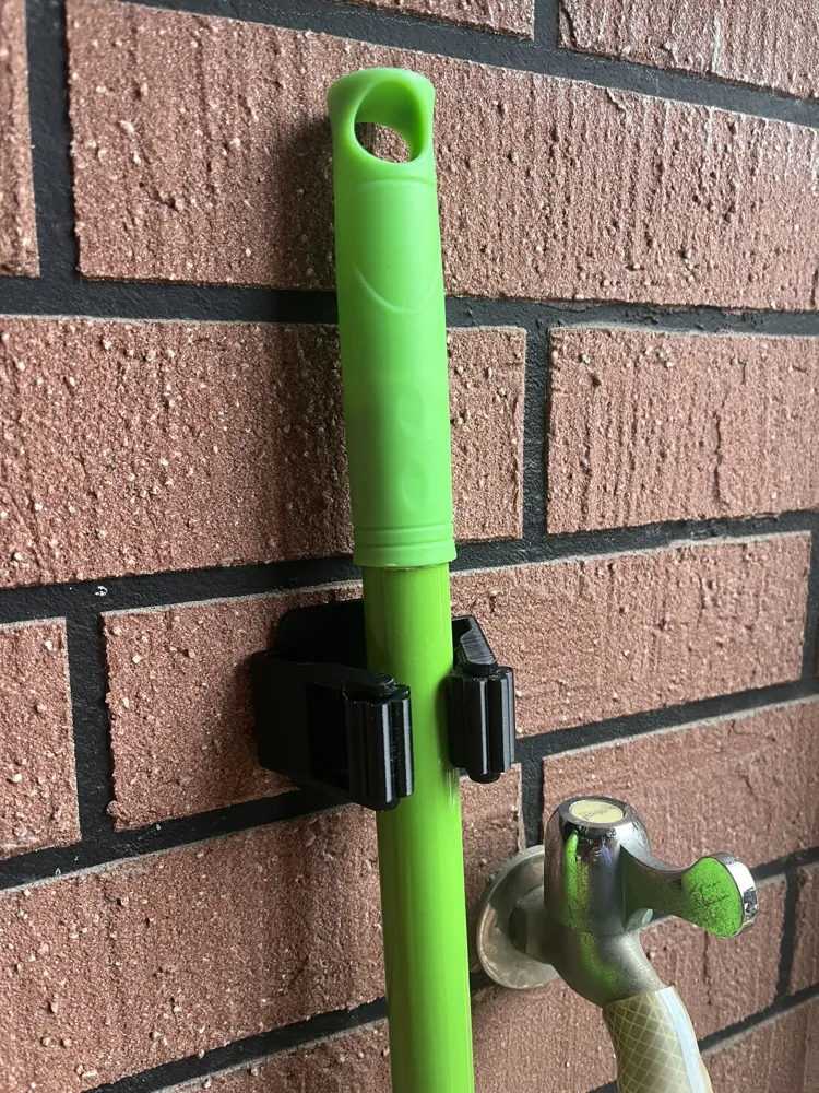 Mop and Broom holder wall - Free 3D Print Model - MakerWorld
